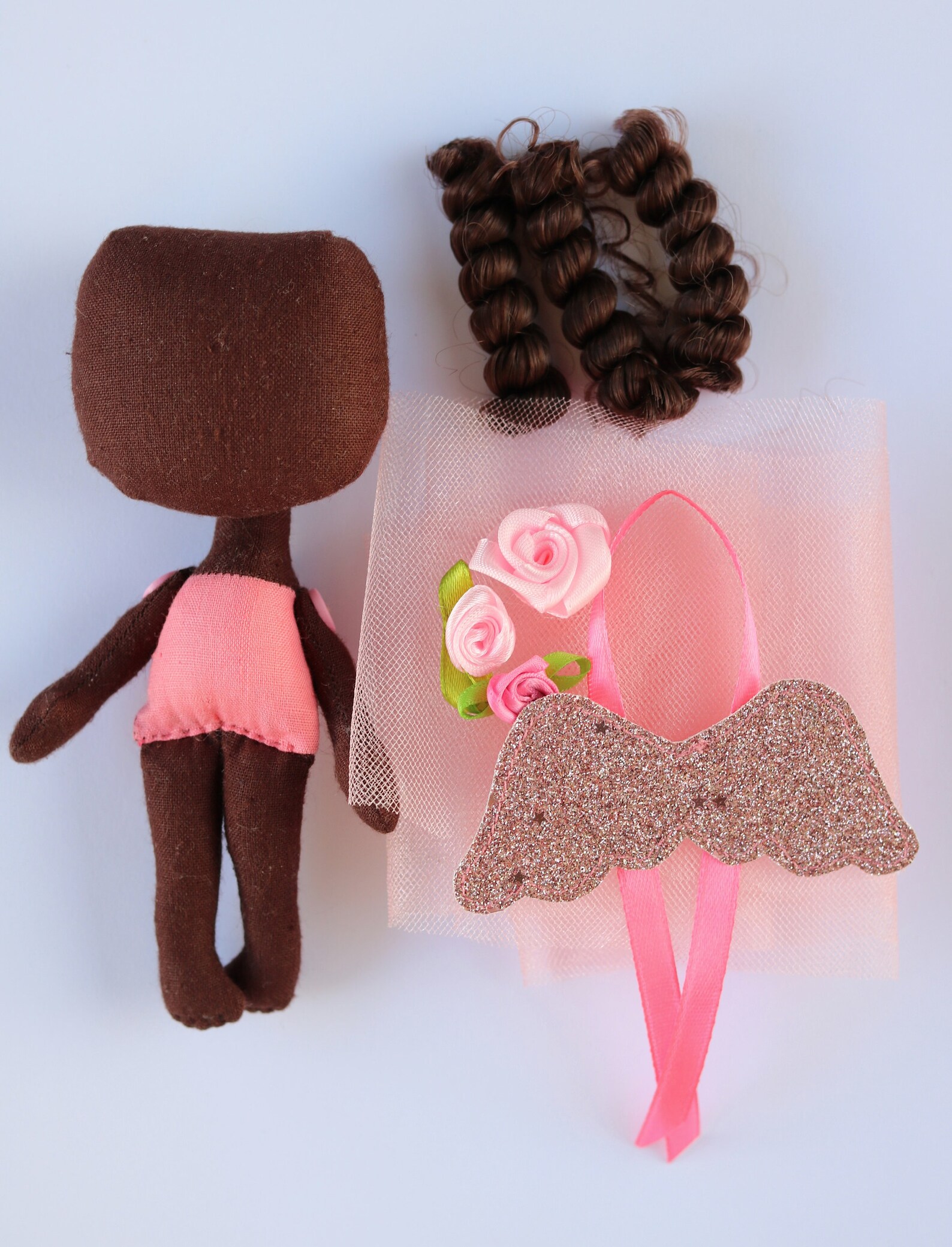 Doll making kit Textile mini doll Craft doll body Making doll | Etsy
