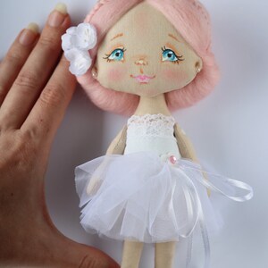 Mini doll handmade. Cloth art dolls. Textile doll for children | Etsy