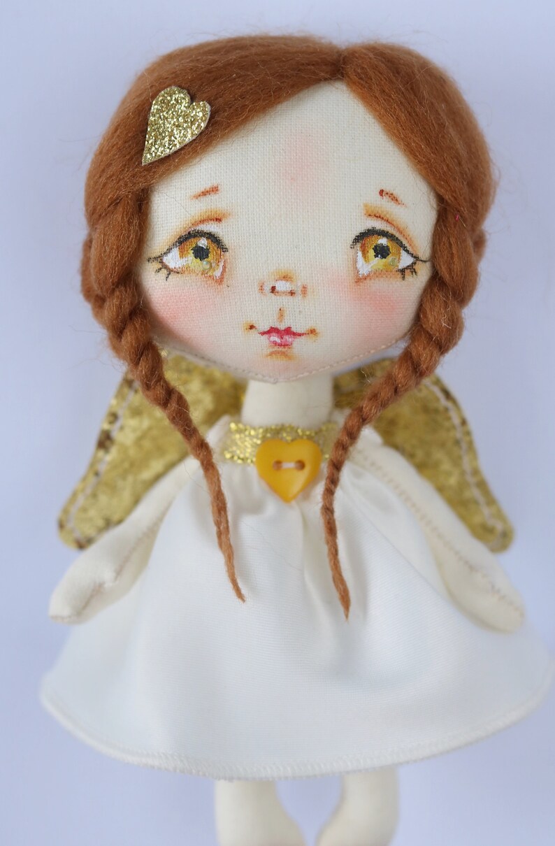 Miniature Handmade Doll. Cloth Art Dolls. Fabric Doll for | Etsy