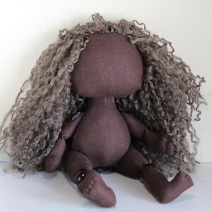 Cloth Doll Body With Hair - Etsy