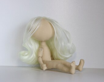 Doll Blank 23 Cm/9in Hairdress. Rag Doll Body. Fabric Doll | Etsy
