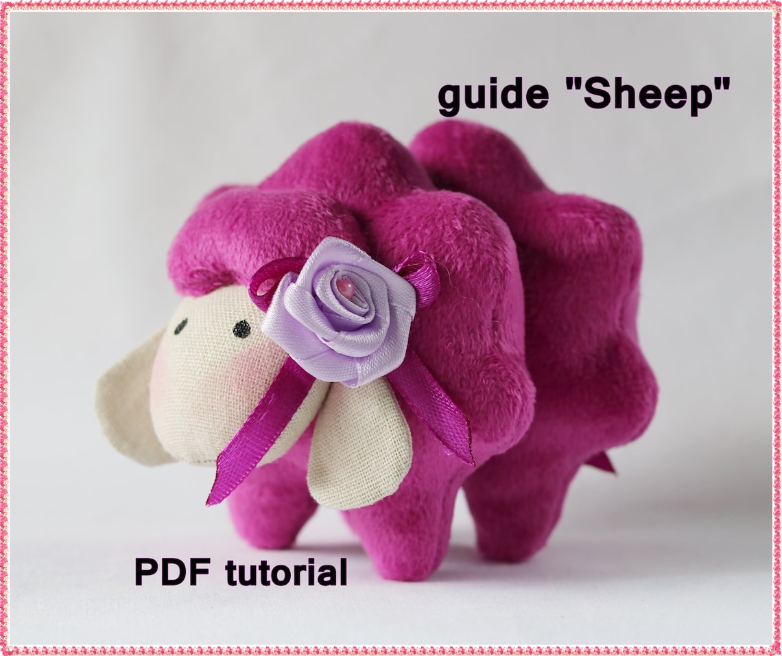 Sheep Plush Toy Sewing Pattern (PDF Pattern) - Etsy
