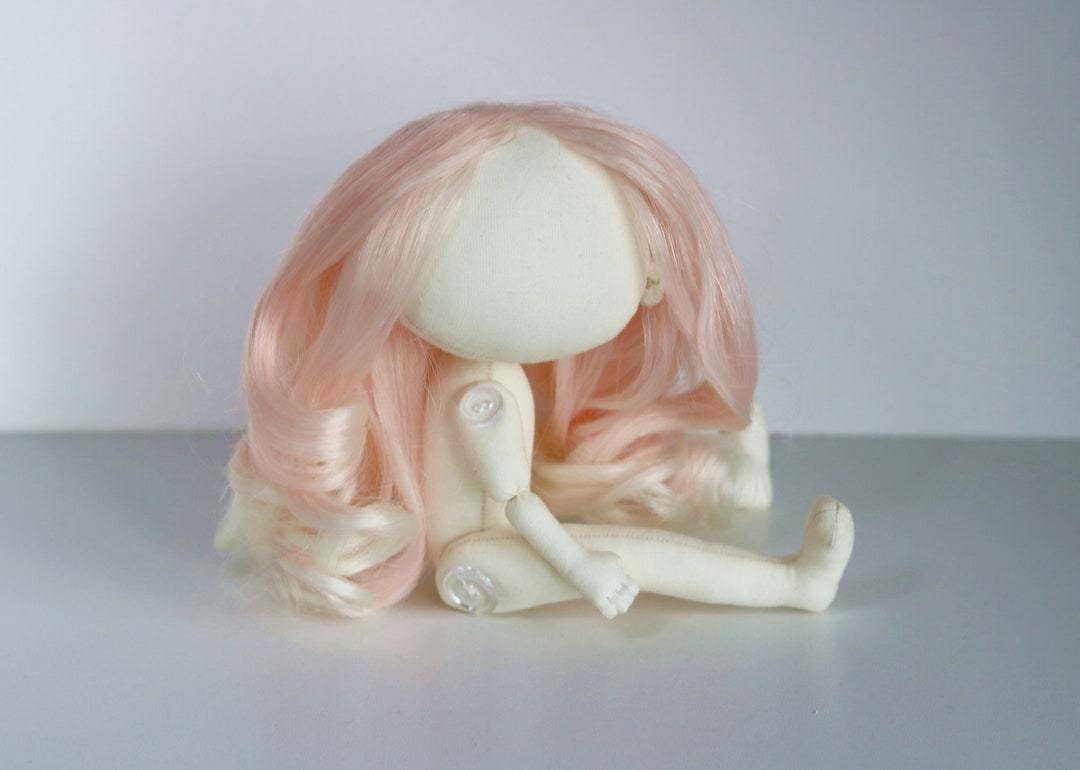 Doll Blank 23 Cm/9in+ Hairdress Rag Doll Body Fabric Doll Without ...