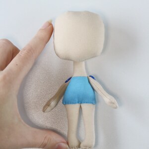 Blank Textile Mini Doll: Craft Doll Body (5.2 Inches) - Etsy