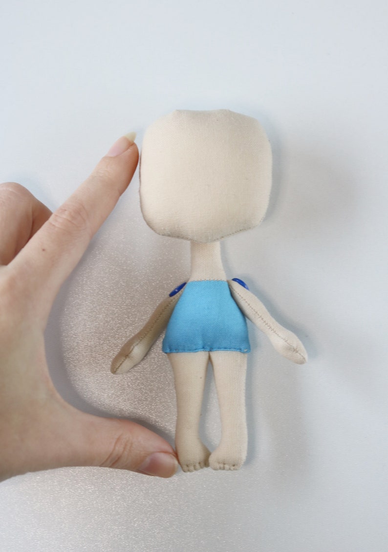 Blank Textile Mini Doll: Craft Doll Body (5.2 Inches) - Etsy