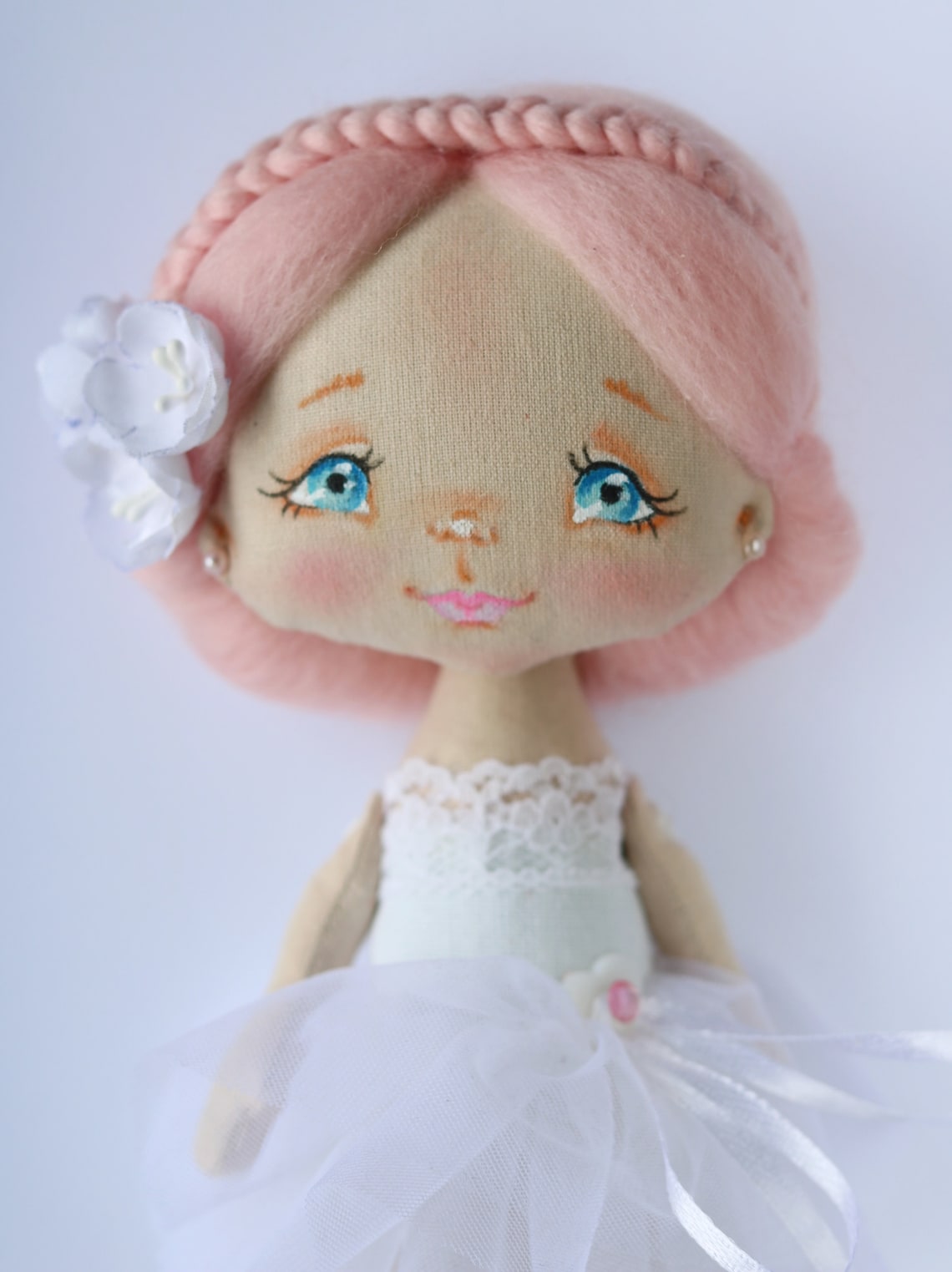 Mini doll handmade. Cloth art dolls. Textile doll for children | Etsy