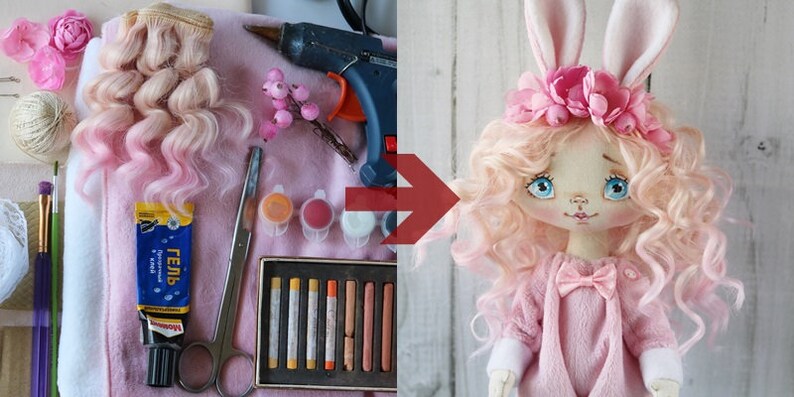 Doll Making Tutorial + Pattern PDF Cloth Doll - Etsy