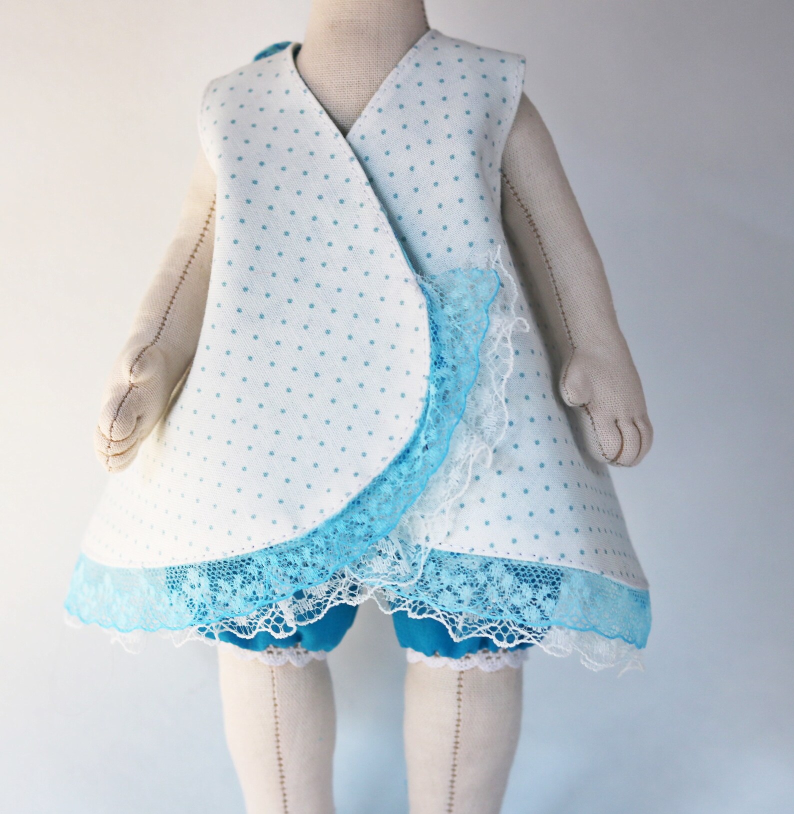 PDF Dress for Doll Patterntutorial Cloth Doll Pattern PDF | Etsy