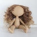 Doll Blank 23 Cm/9in Hairdress. Rag Doll Body. Fabric Doll Without ...