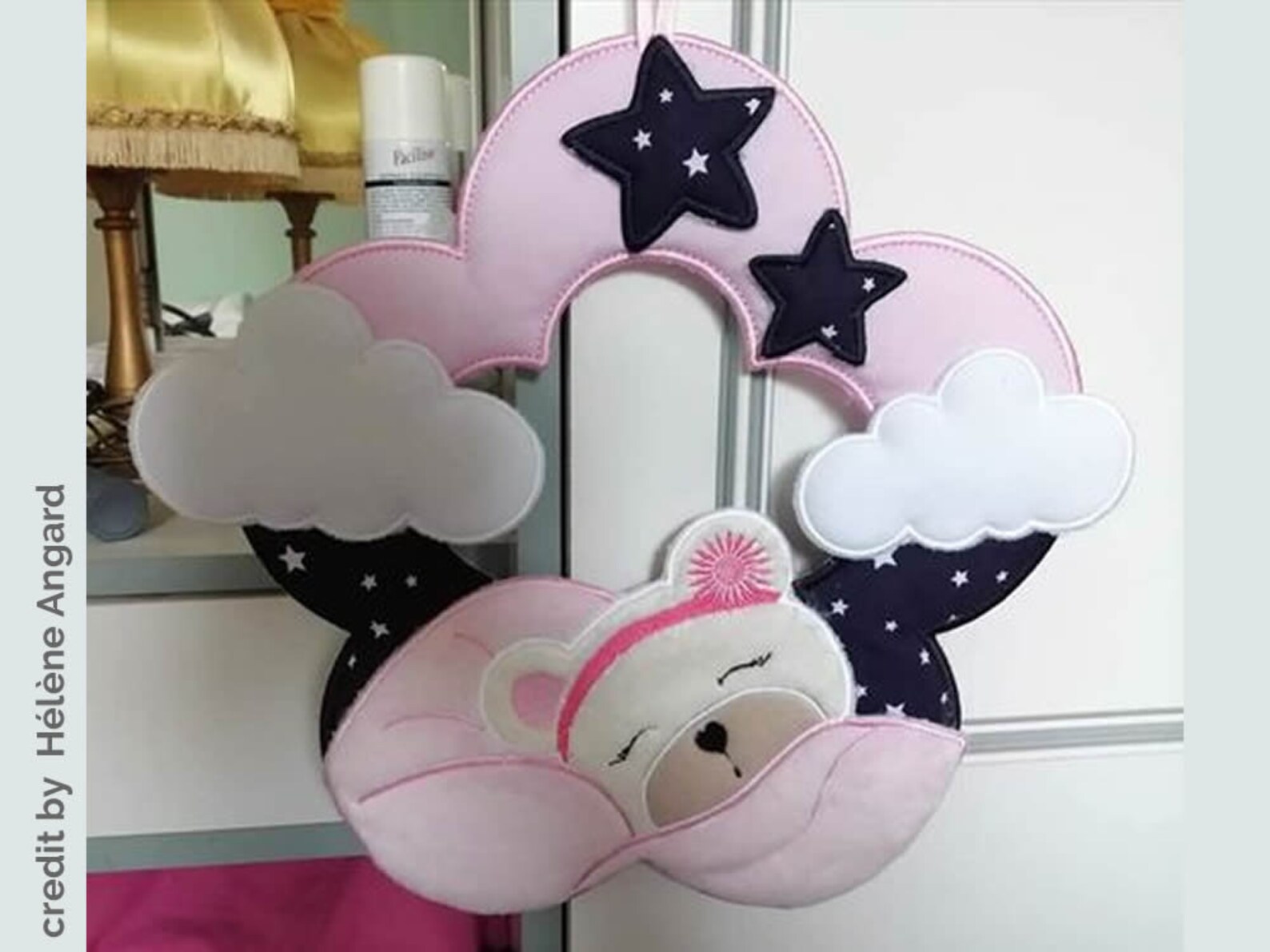 ITH Bear Garland Machine Embroidery Design With Tutorial - Etsy