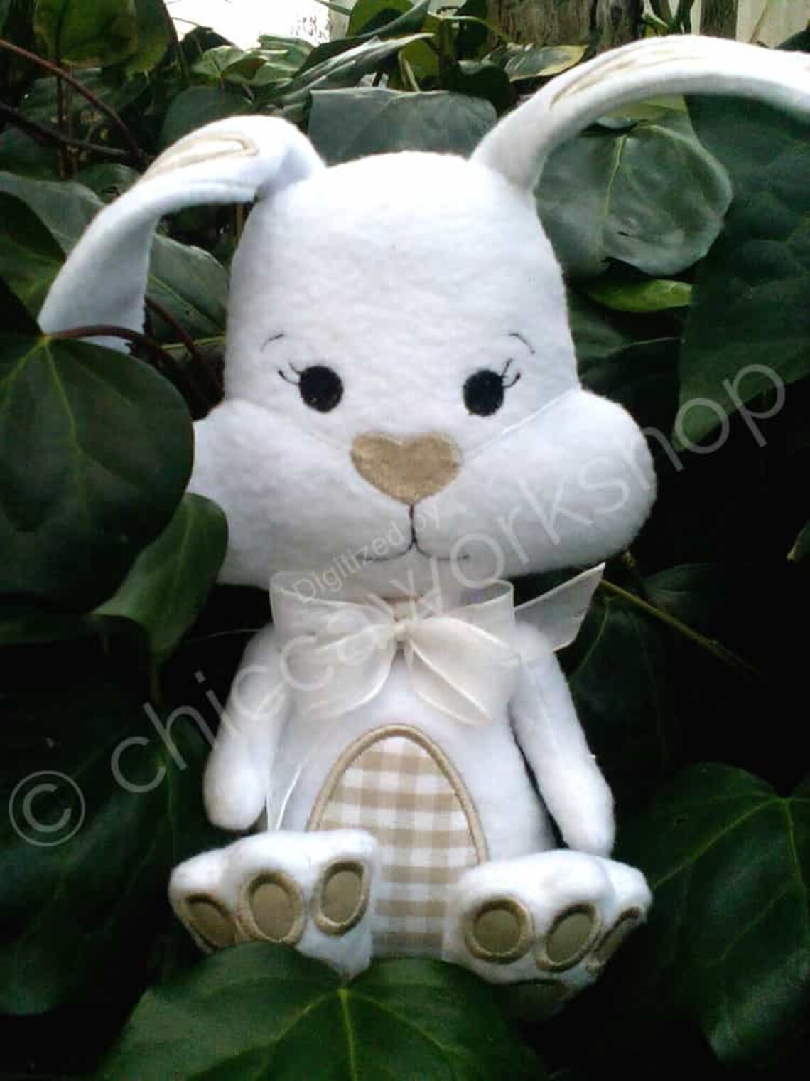 ITH Softie Bunny Machine Embroidery Digital Download - Etsy