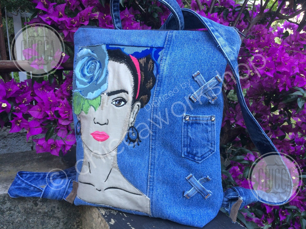 Frida Kahlo Portrait Appique - Machine Embroidery Design - Etsy