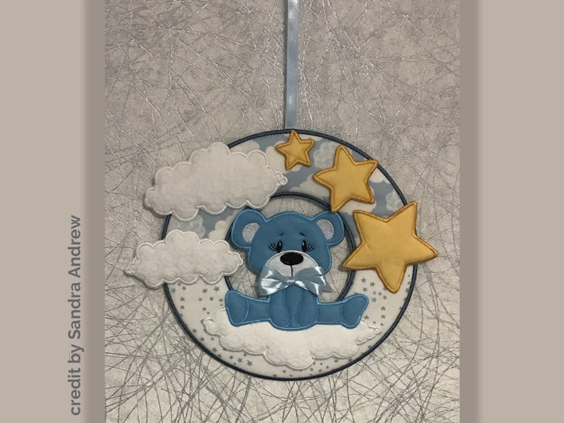 ITH Teddy Garland - Machine Embroidery Design With Tutorial - Etsy