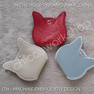 ITH Coin Purse Cat - Machine Embroidery With Tutorial - Etsy