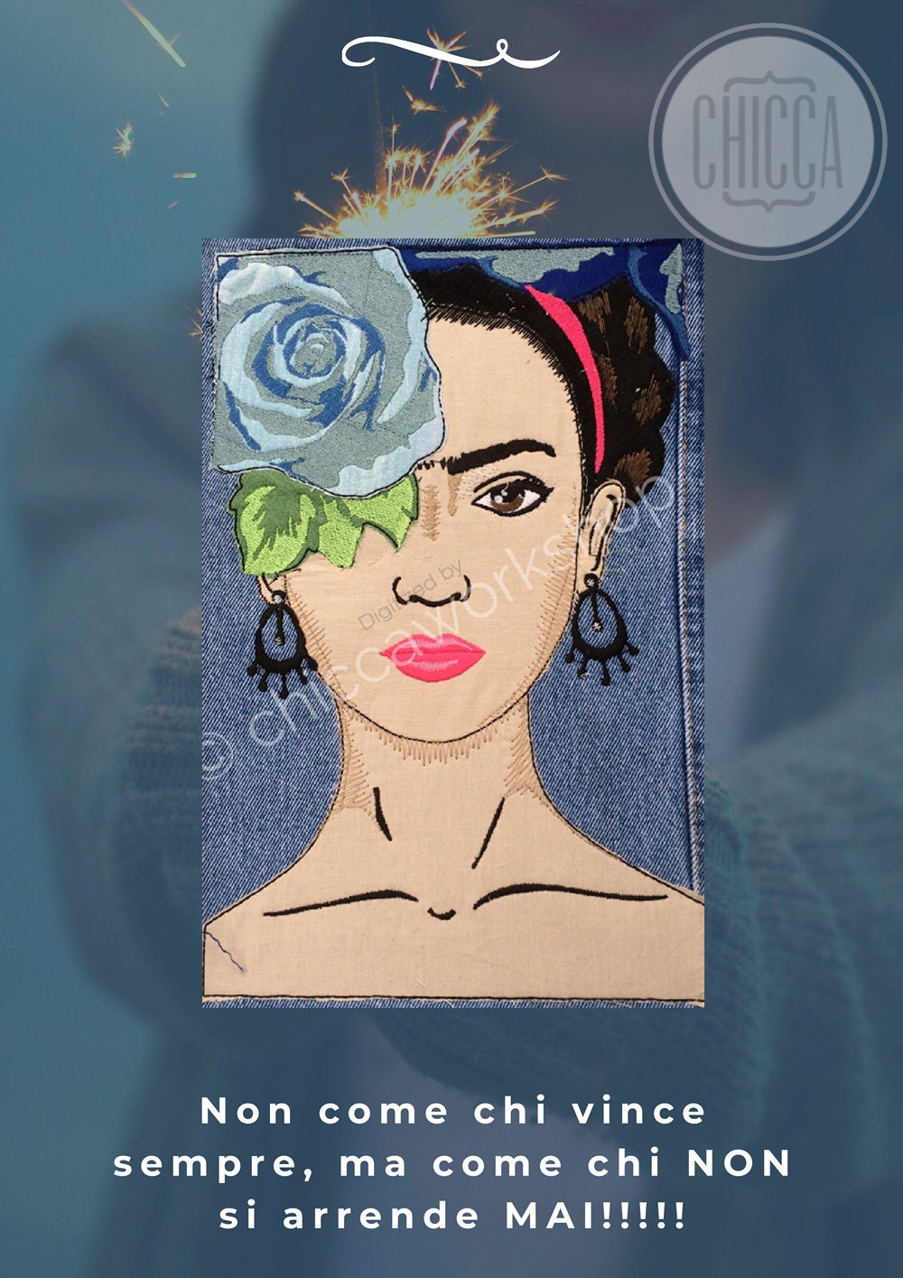 Frida Kahlo Portrait Appique - Machine Embroidery Design - Etsy