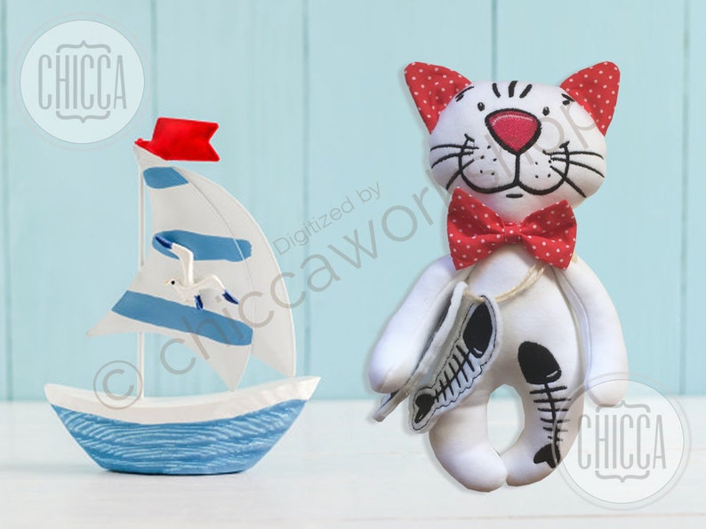 ITH - Softie Cat - Machine Embroidery - Etsy