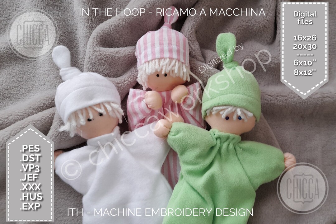 ITH Cuddle Baby Machine Embroidery With Tutorial - Etsy