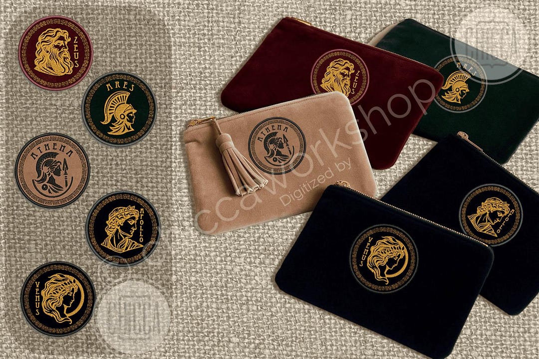 Set of 20 Greek Mythology Embroidery Designs / Mythological Art ...