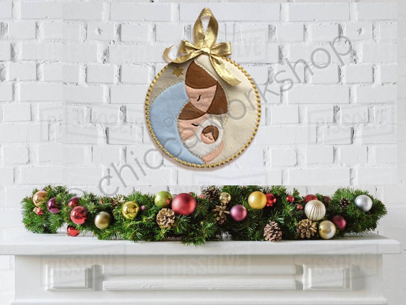 ITH Holy Family Machine Embroidery Design - Etsy