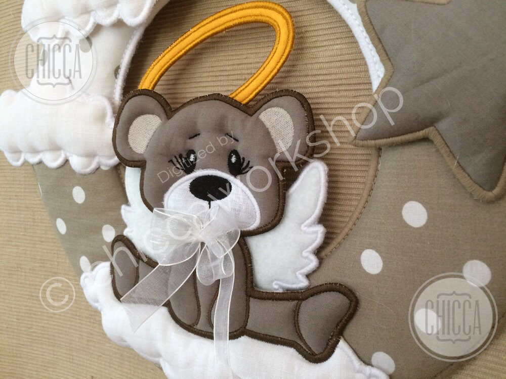 ITH Teddy Garland - Machine Embroidery Design With Tutorial - Etsy