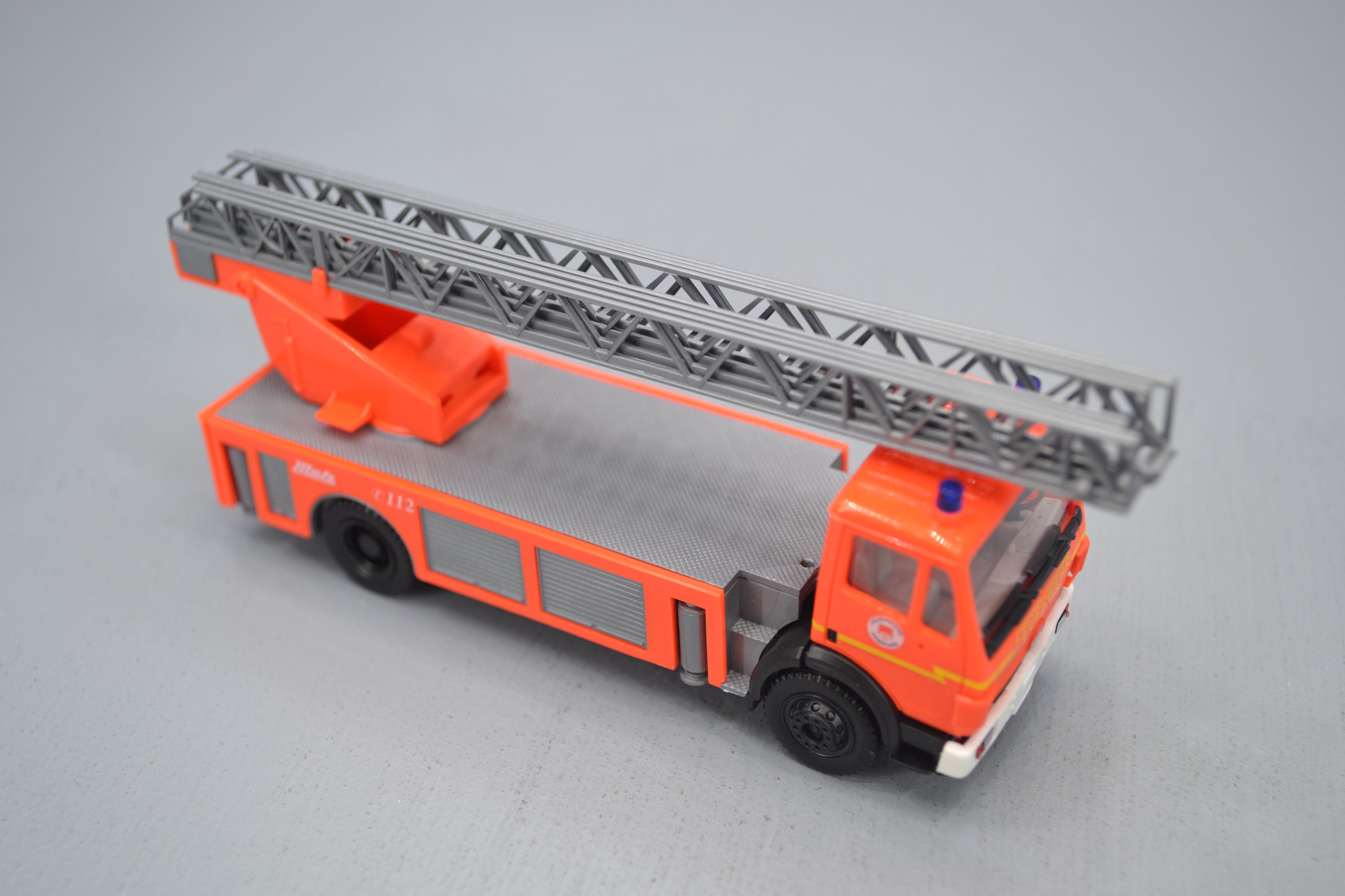 Wiking Mercedes-benz Ladder Truck Fire Department Hamburg - Etsy