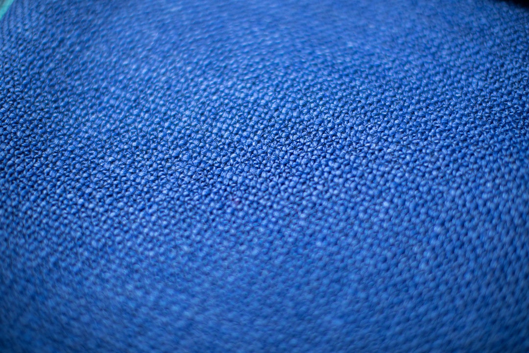 Solid Blue Thick Weave Fabric by the Bolt - Etsy