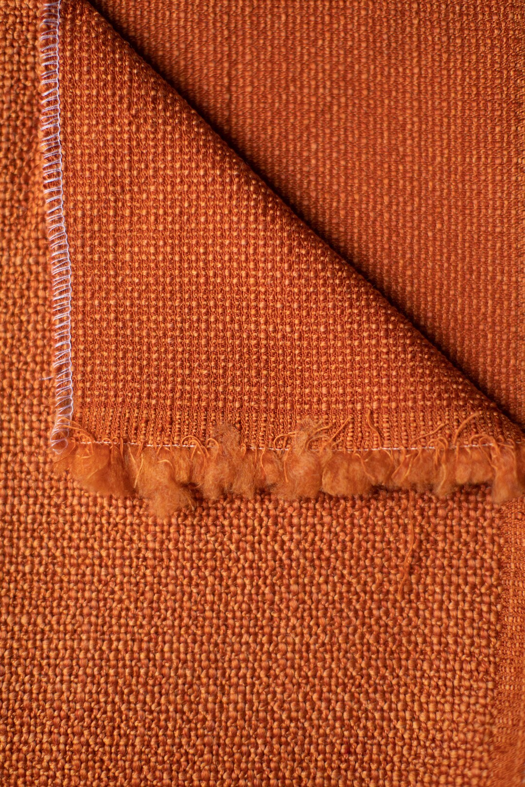 Solid Orange Thick Weave Fabric - Etsy