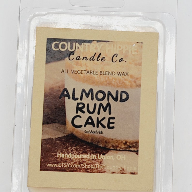 ALMOND RUM CAKE Melts - Etsy