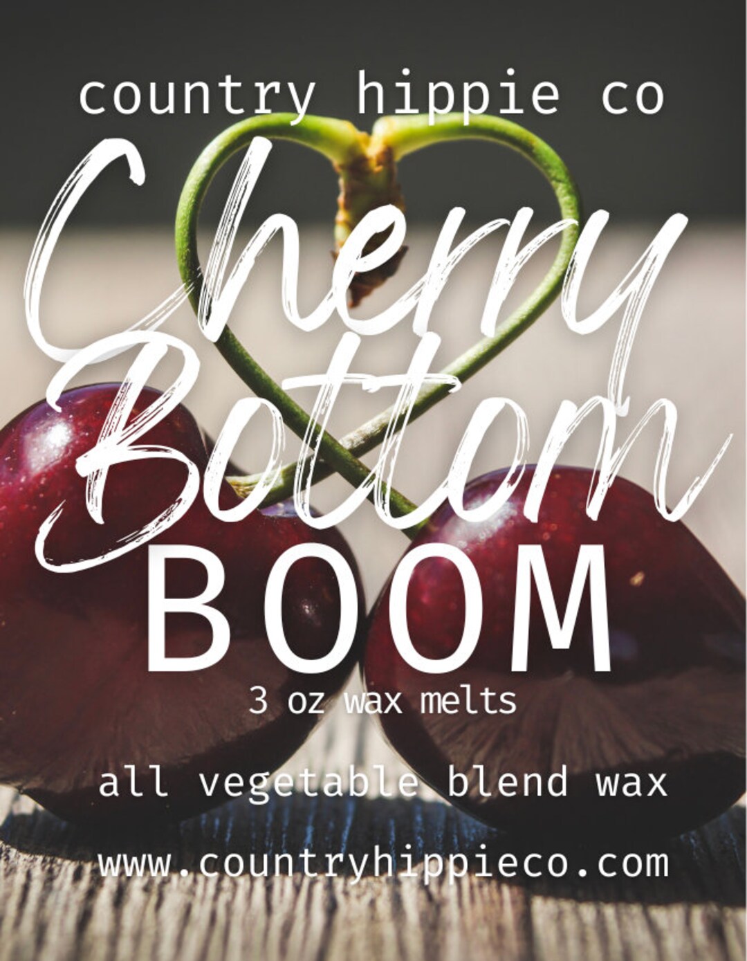 Cherry Bottom Boom (black Cherry Chai) Wax Melts - Etsy