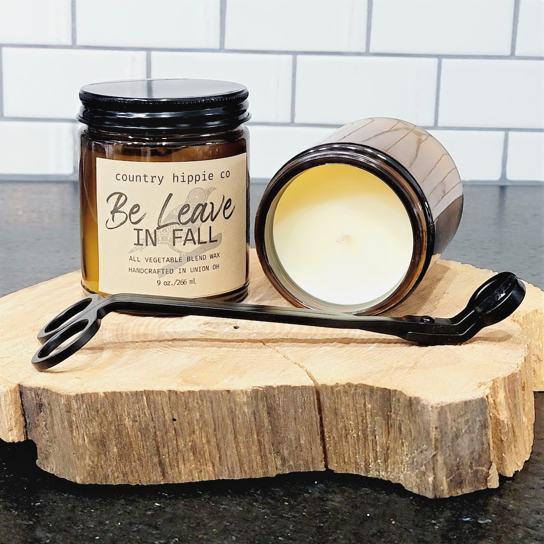 Be Leave in Fall Apothecary-inspired Jar Candle 9 Oz. - Etsy