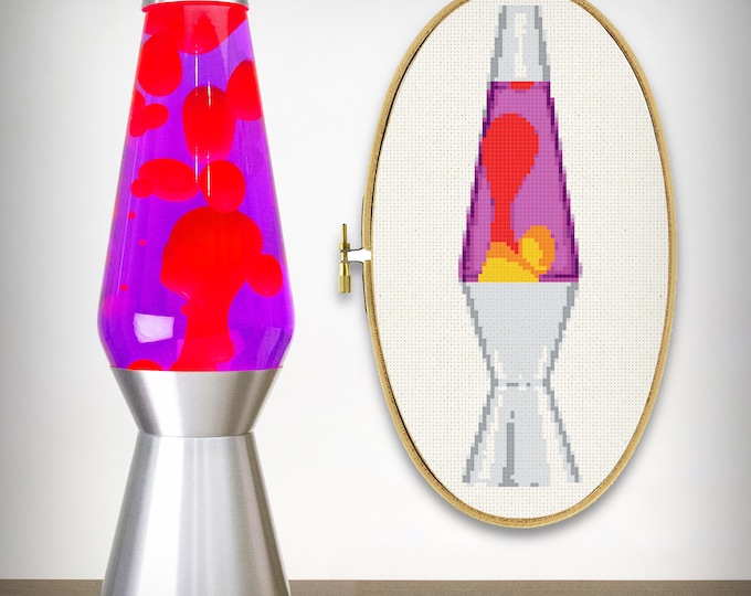 Lava Lamp Cross Stitch PATTERN PDF Instant Download DIY - Etsy Canada
