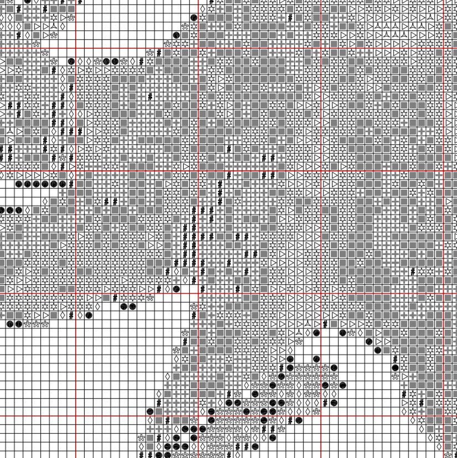 Octopus - Downloadable Cross Stitch Pattern - Etsy
