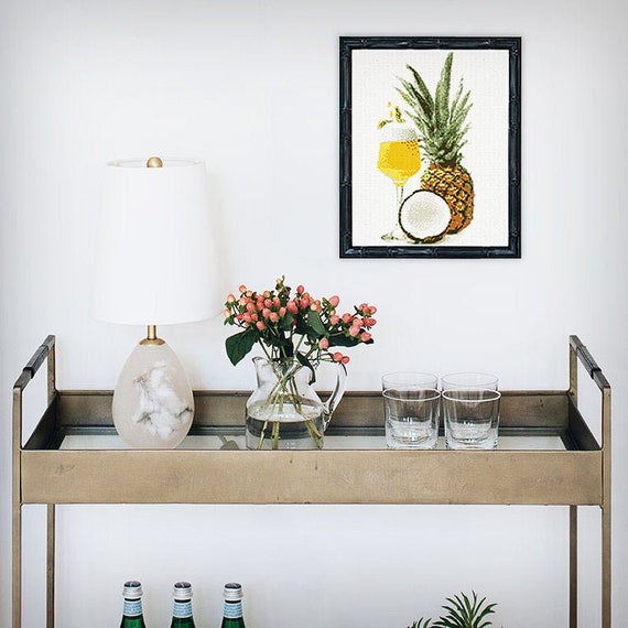 Pina Colada Downloadable Cross Stitch Pattern | Etsy