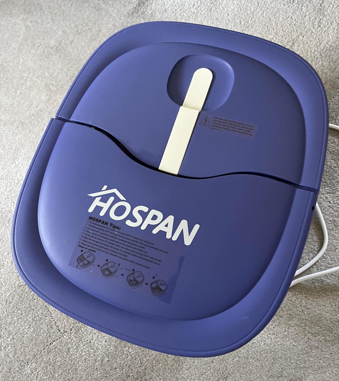REDUCED From 60.00 Hospan Electric Rotary Foot Massager / Foot Bath ...