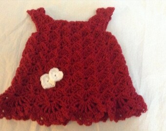 Red baby dress | Etsy