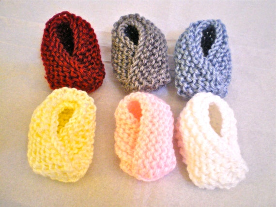 Cutest Soft Teenie-tiny Booties for Newborn Six Colors Size | Etsy