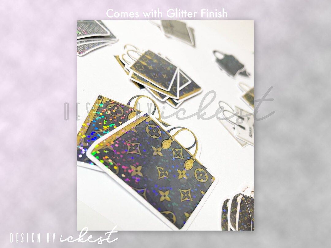 Fashion Bag Sticker, Holographic Designer Sticker, Fashion Waterproof ...
