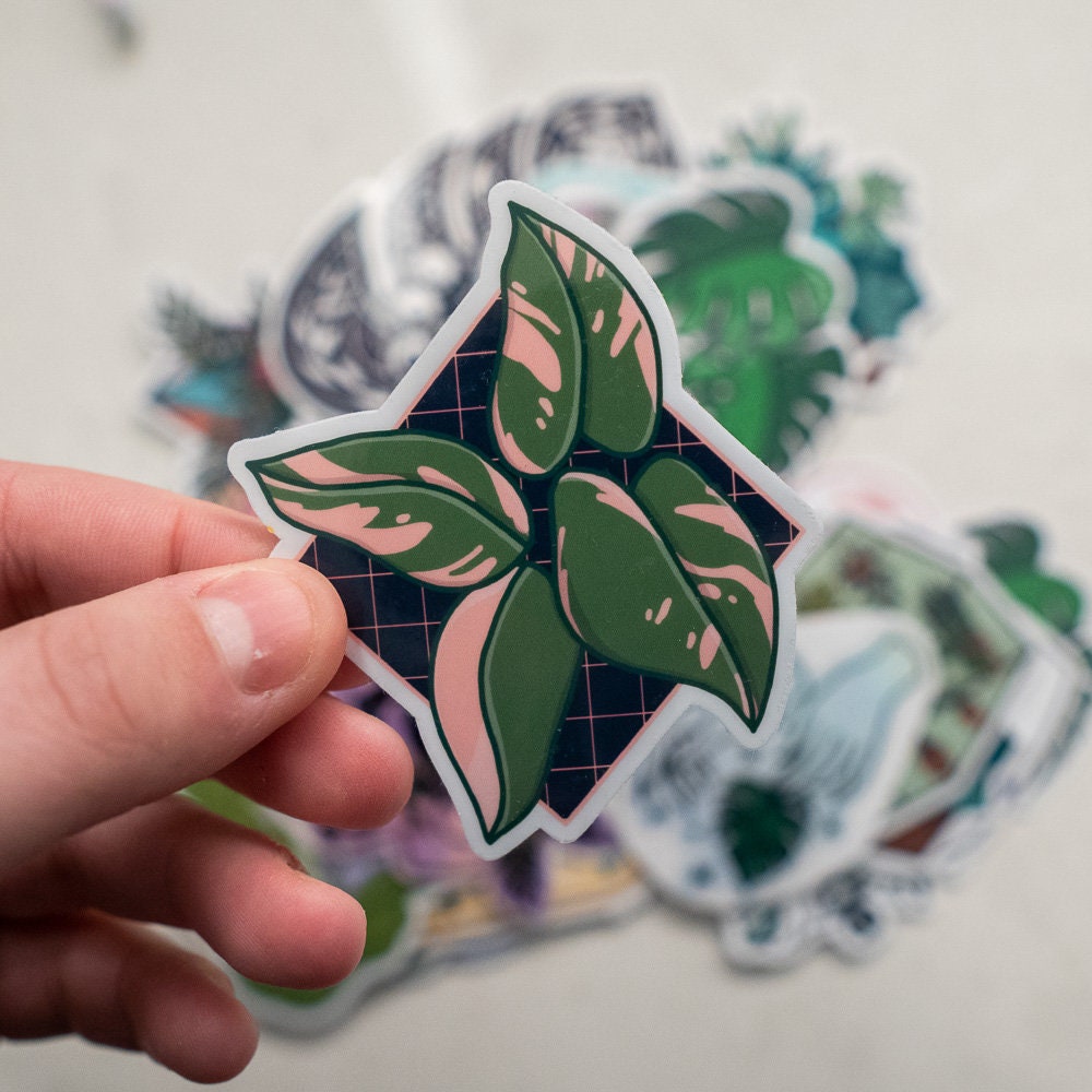 Drawing & Illustration Art & Collectibles Pink Princess Philo Leaf ...