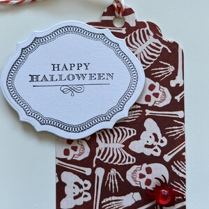 Hand Embellished 12 Piece Skeleton Themed Tags Made in Michigan - Etsy