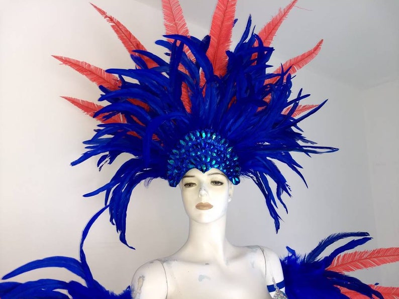 Headress Arm Pieces Samba Costume Carnival Hora Loca Made in USA - Etsy