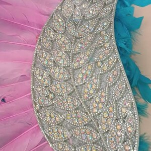 Luna Carnival Costume Feathers Rhinestone Samba Costume Angel Wings ...