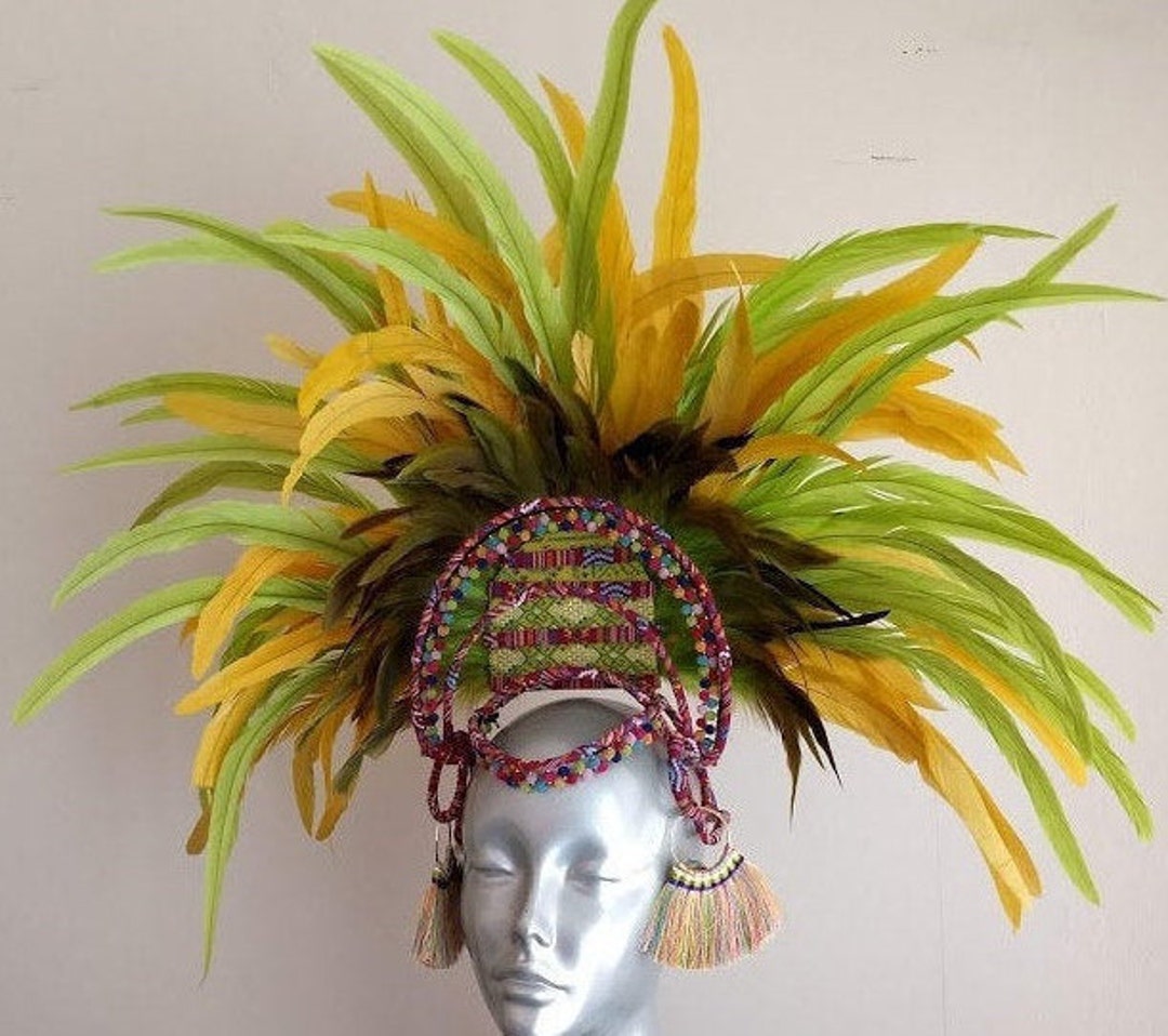 Wire Frame Headdress Coming to AMERICA TRIBAL Miami Feathers New Tribal ...