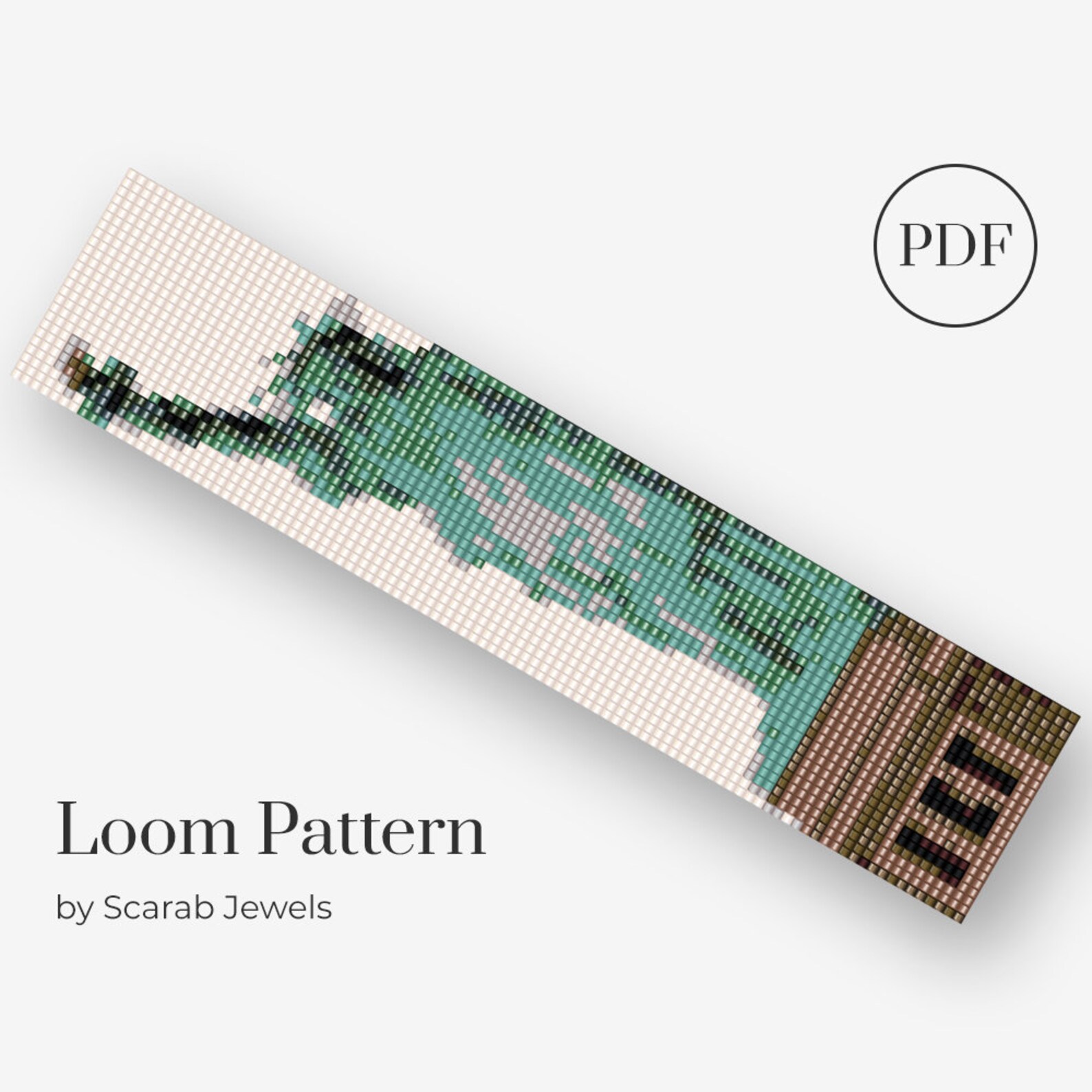 Statue of Liberty Pattern Loom Beading Bracelet Cuff Bead - Etsy