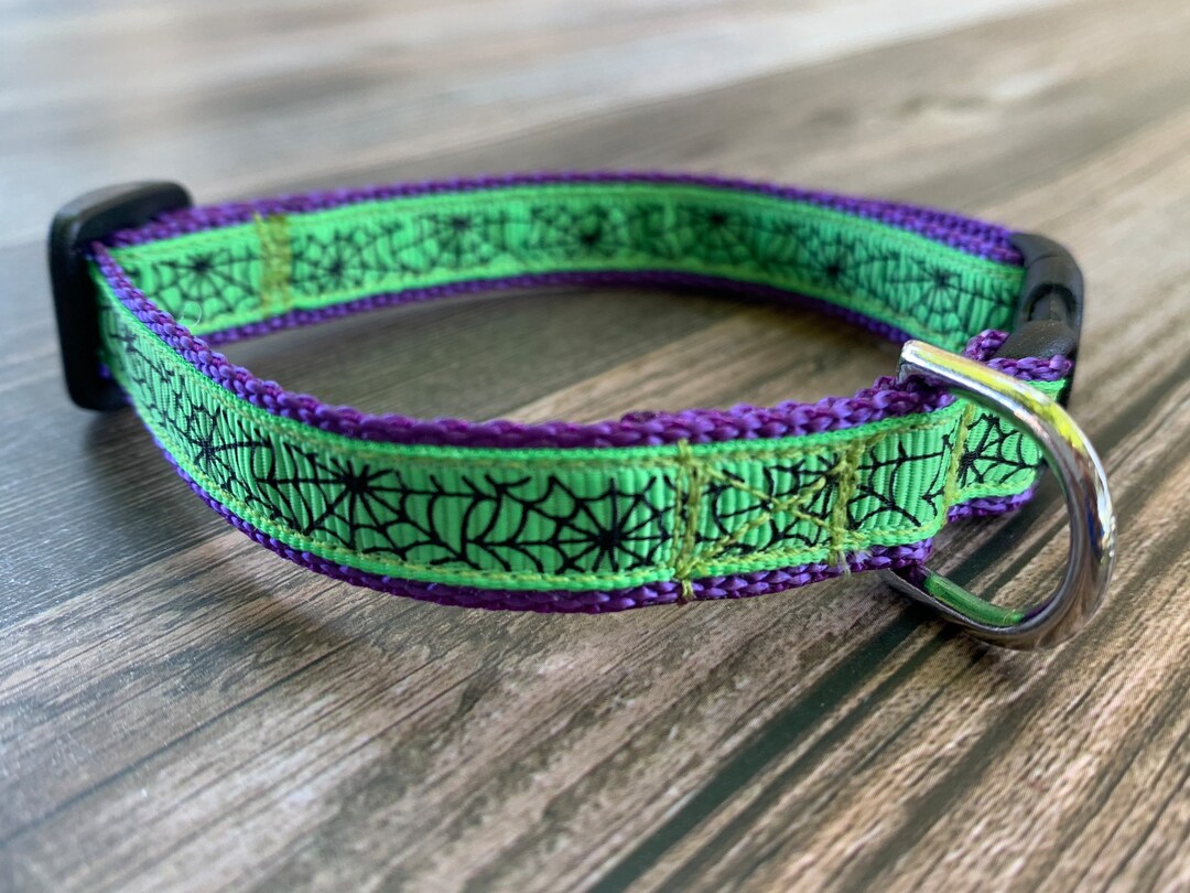 Spider Web Collar Breakaway Cat Collar Mini Dog Collar - Etsy