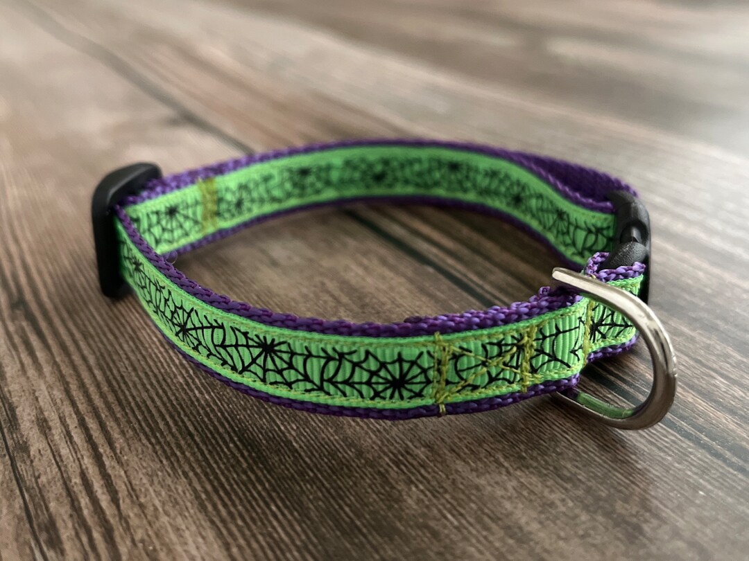 Spider Web Collar Breakaway Cat Collar Mini Teacup Dog - Etsy