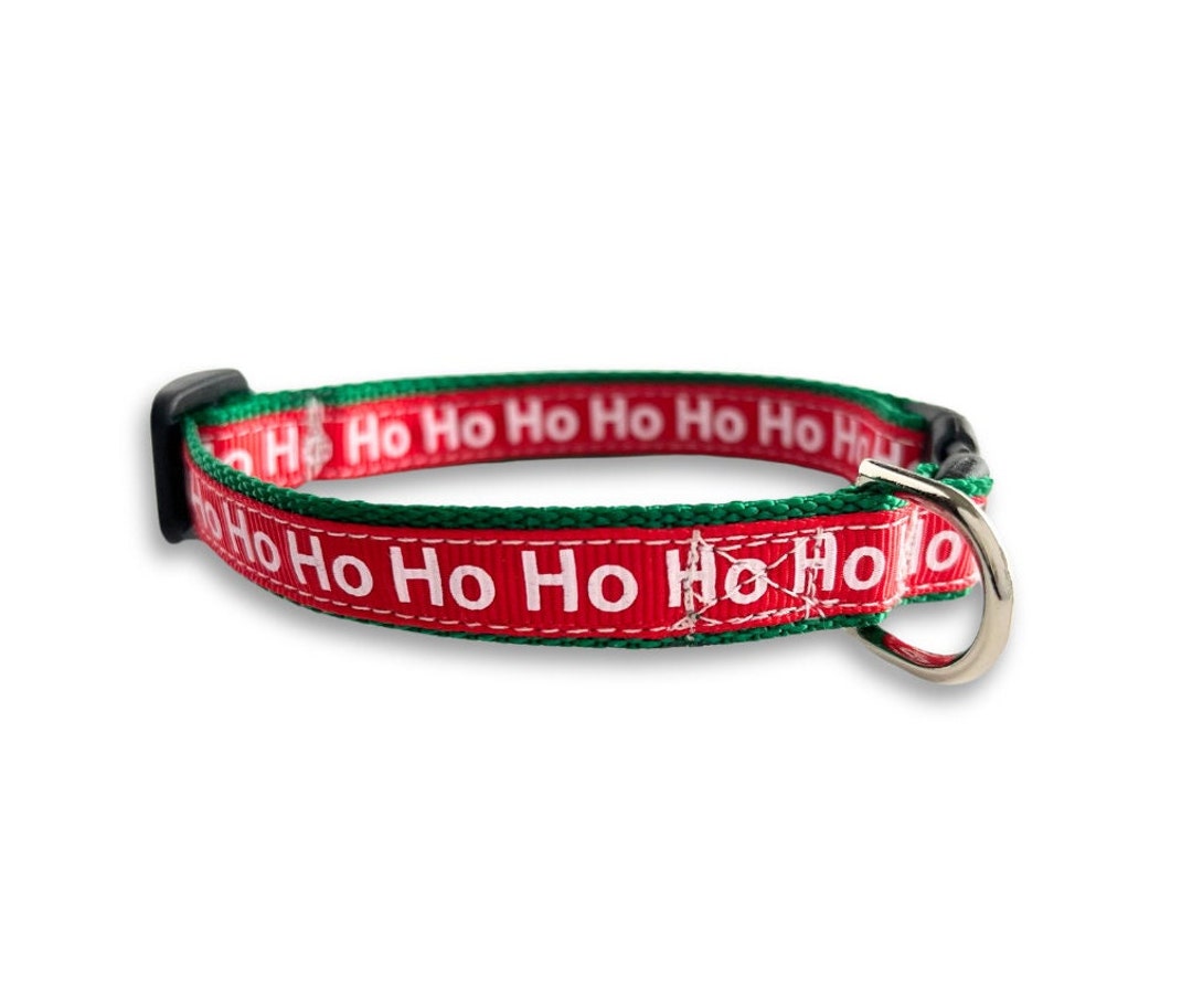 Ho Ho Ho Collar, Breakaway Cat Collar, Mini Teacup Dog Collar ...