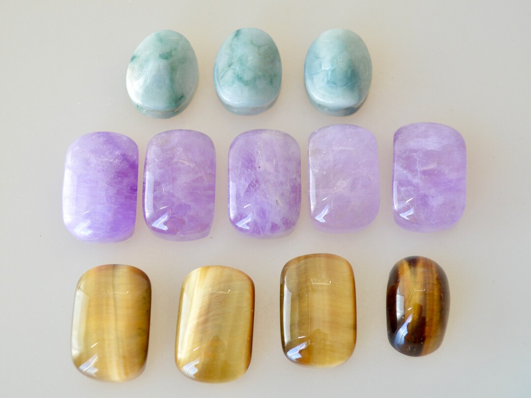 Pierres précieuses naturelles à double trou jade améthyste et perles en ...