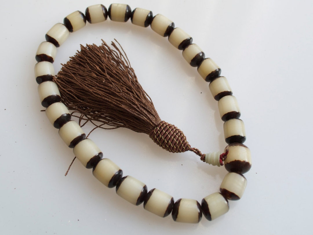 Natural Color and Tube Shape Bodhi Tree Root Beads Size Approx. 12x15mm ...