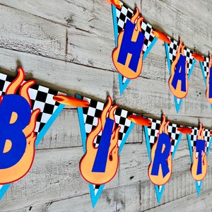 Race Car Birthday Banner, Racing Theme Birthday, Race Car Party ...