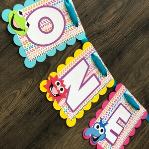Muppet Babies Banner, Happy Birthday Banner, Muppet Babies Party ...
